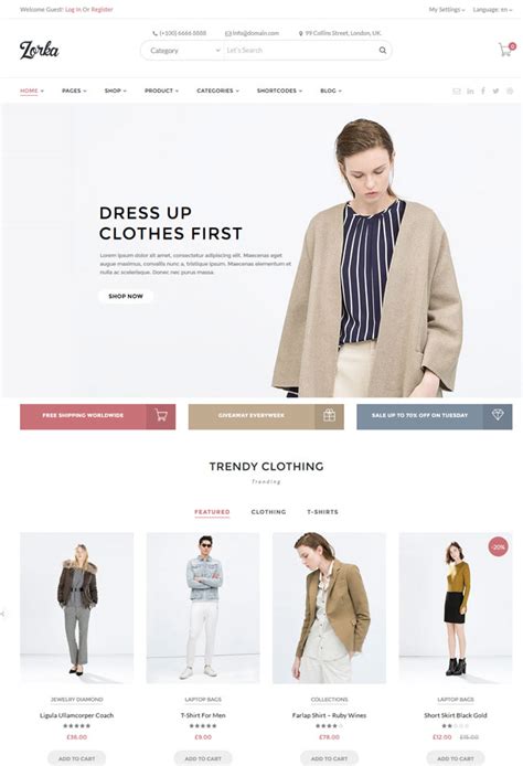 65 Best Responsive ECommerce WordPress Themes DesignMaz