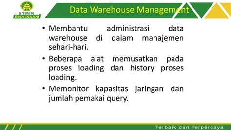 Pertemuan 6 Infrastruktur Datawarehouse PDF