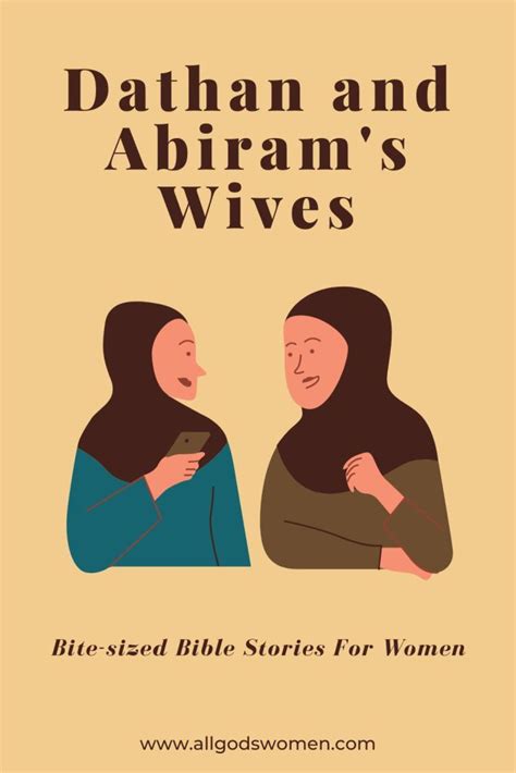 The Wives Of Dathan And Abiram