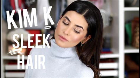 Kim Kardashian Sleek Hair Tutorial So Easy Wedding Checklist Planner