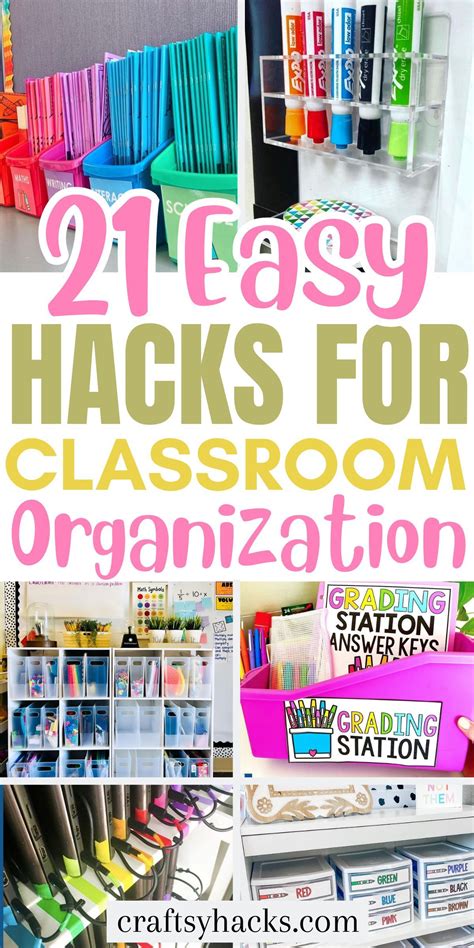 21 Classroom Organization Hacks Classroom Organization Elementary