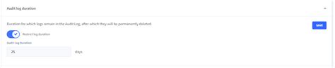 audit log duration dox2u help center