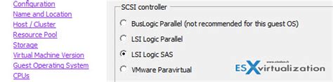 How To Safely Change From LSI Logic SAS Into VMware Paravirtual ESX Virtualization