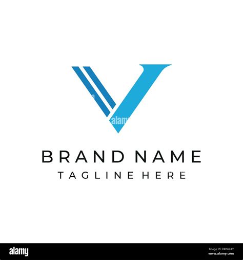 Initial Letter V Logo With Artistic Monogram Modern Luxurious And Elegant Logo Isolated