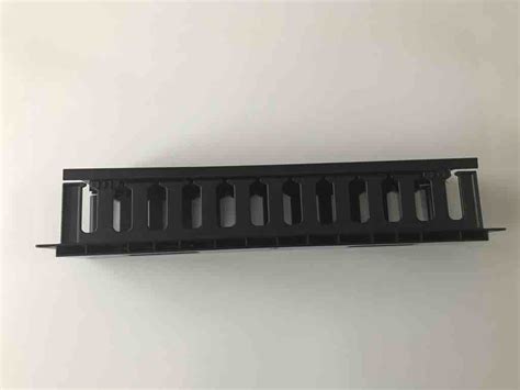 High Density Horizontal Cable Manager 2u Plastic Finger Duct With Dual