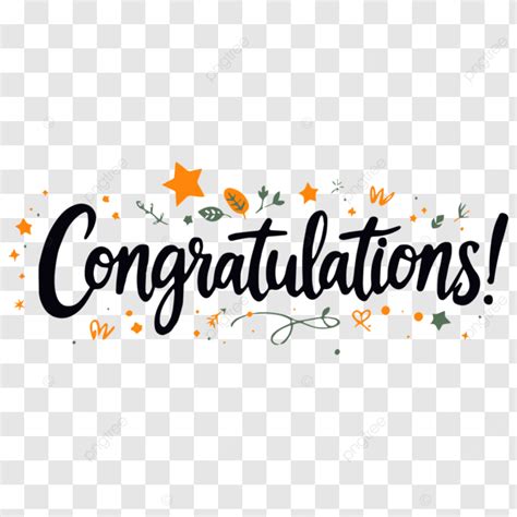 Congratulations Calligraphy Handwriting Text Congratulations Cursive