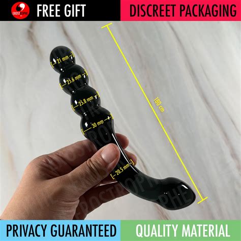 Wizards Bent Wand Double Head Glass Dildo Anal Plug Sex Toy Shopee