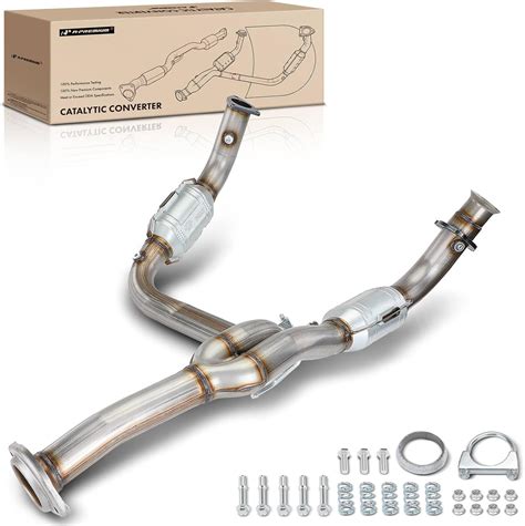 A Premium Catalytic Converter With Gasket Kit Direct Fit Compatible