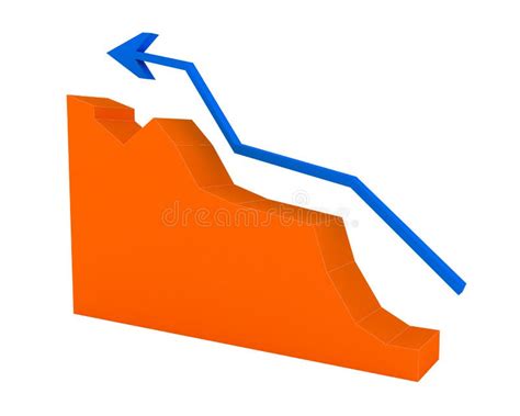 Graph With Arrow Stock Illustration Illustration Of Chart 6830215