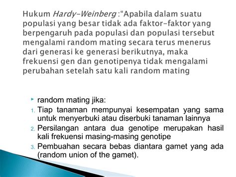 Genetic Background Of Crop Pollinated Crop Effect Selection PPT