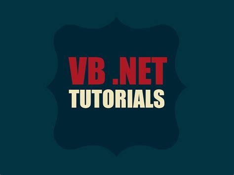 70 Best Free Vb Net Tutorials Pdf Ebooks And Resources Fromdev