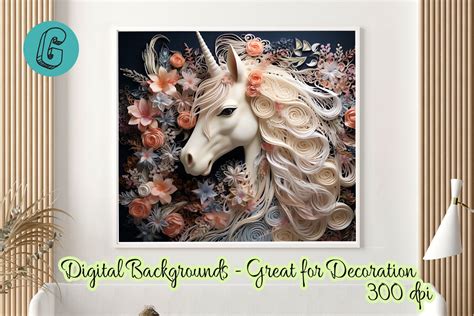 Unicorn Macrame Background 27 Graphic By Glamour · Creative Fabrica