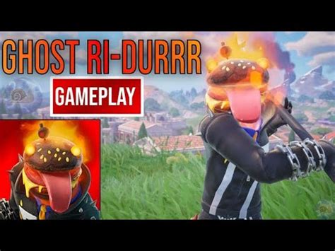 New Ghost Ri Durrr Skin Gameplay Fortnite Youtube