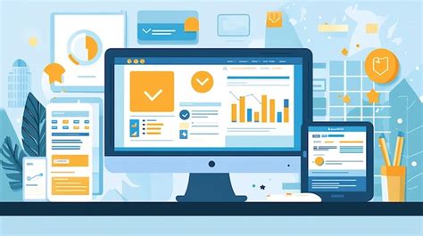 Modern Design Representing Customer Satisfaction Retention Strategy