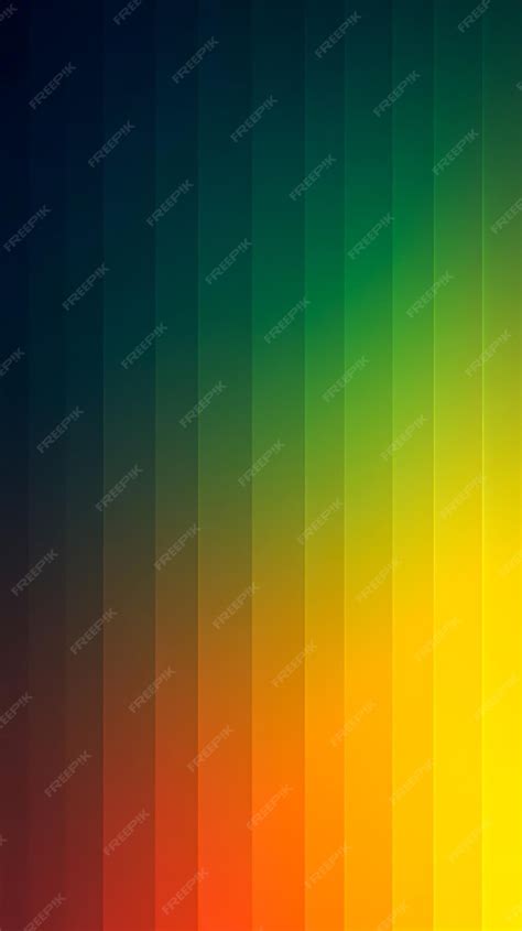 Serene Vertical Gradient Color Background Dark Green To Light Yellow