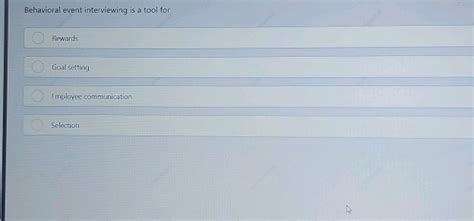 Behavioral Event Interviewing Is A Tool For Studyx