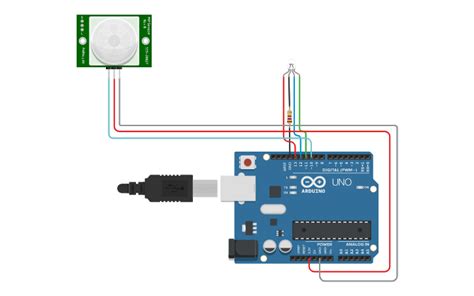 Circuit Design Arduino Sensor Gerak Tinkercad Eroppa