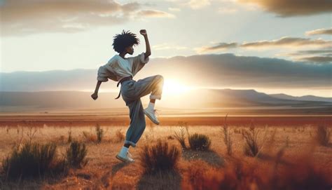 Premium Ai Image Freedom In Dance