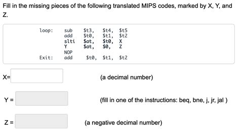 Translate The Following Pseudo Instruction In Bold To