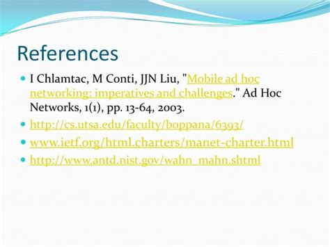 Mobile Ad Hoc Networking Imperatives And Challenges Ppt
