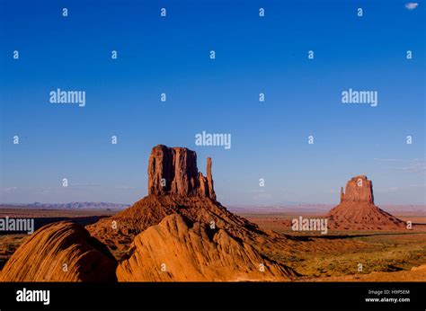 East And West Mitten Buttes Monument Valley Navajo Tribal Park