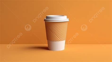 3d 렌더링 된 일회용 커피 컵의 미니멀리스트 개념 추상 디자인 요소 종이컵 컵 디자인 찻잔 배경 일러스트 및 사진 무료