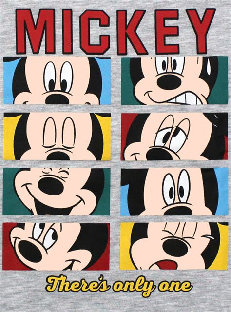 Ripley Polo Manga Larga NiÑo Mickey Mouse Gris Moda Mik 1869