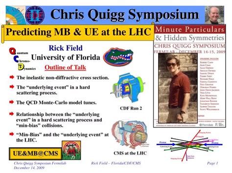 Ppt Predicting Min Bias And Ue At The Lhc Symposium Powerpoint