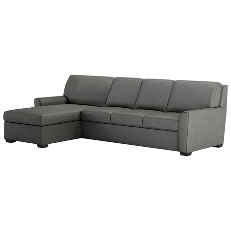 American Leather Klein Kle Stc Rax1kle Sl3 Ksx1 Two Piece Sectional Sofa W King Sleeper And