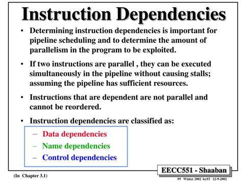 Ppt Pipelining And Exploiting Instruction Level Parallelism Ilp Powerpoint Presentation Id