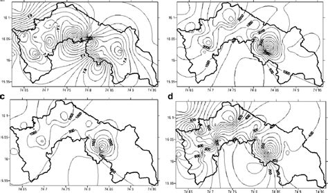 Iso Concentration Maps Showing Spatial Variation In A Ph B Download Scientific Diagram