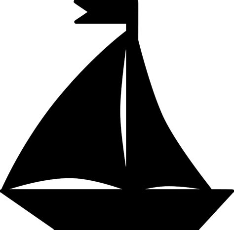 Sailboat Free Vector Silhouettes On