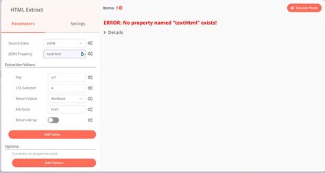Error No Property Named Texthtml Exists In Json Property Of
