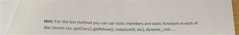 Solved Exercise 3 Polymorphism Define At Least One Subclass Solved Exercise 3 Polymorphism Define At Least One Subclass