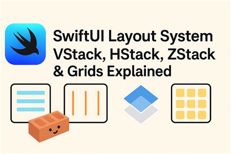 swiftui layout guide vstack hstack zstack and grids explained 2025 edition by karan pal