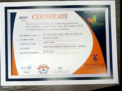 I Am Happy To Share That I Have Successfully Completed The Train The Trainer Training