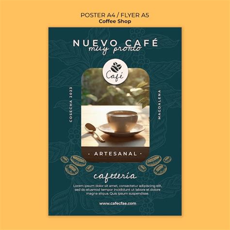 Coffee Shop Template Design Premium Psd