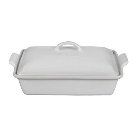 Le Creuset Heritage Rectangular Casserole In White