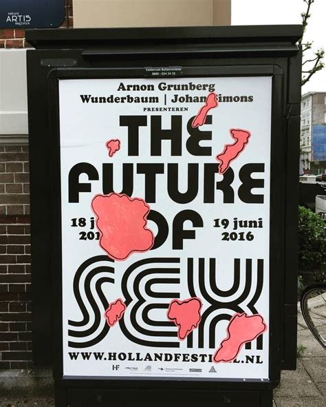 The Future Of Sex Poster Fonts In Use