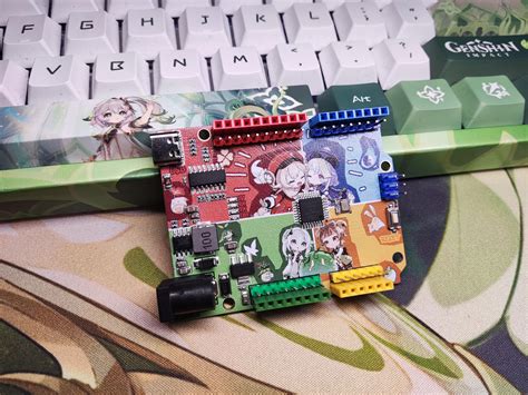 Genshin Impact Color Development Board Arduino Uno Made With Jlcpcb🥰 Rjlcpcbofficial