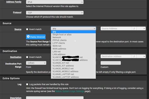 Pfsense Ce 251 Release Amd64 Missing Ip Aliases In Firewall Rule