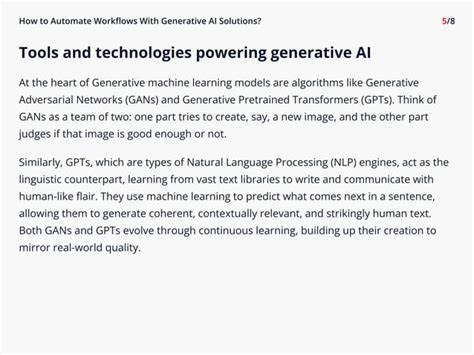 How To Automate Workflows With Generative Ai Solutionspdf