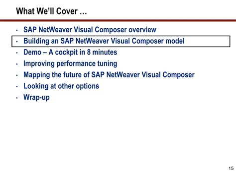 ppt modeling and deploying dashboard and cockpit applications with sap netweaver ® visual