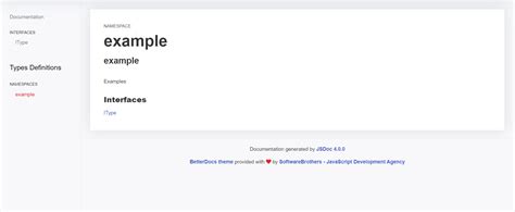 Include Interface Definition Table In Namespace Page Directly · Issue