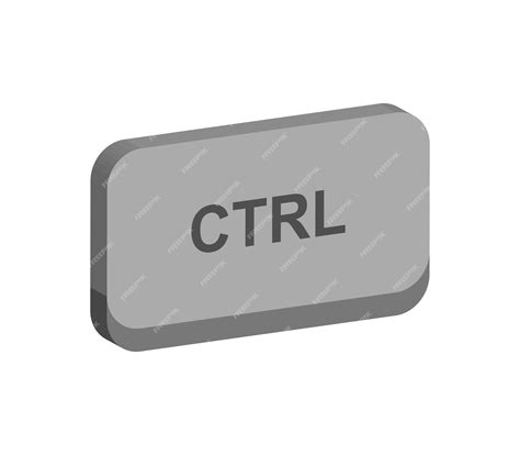 Premium Vector Ctrl Button