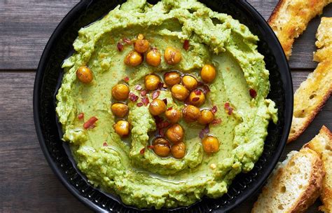Roasted Chickpeas Avocado Dip Recipe Healthy Dip With Chickpeas