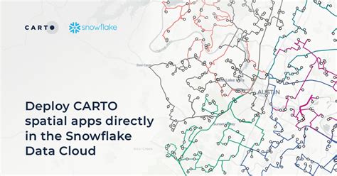 deploy carto spatial apps directly in the snowflake data cloud