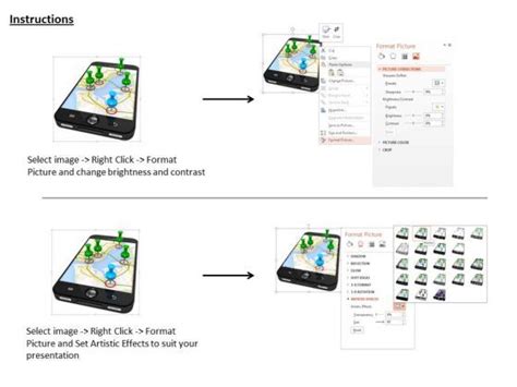 Stock Photo Gps Navigation On Mobile Phone PowerPoint Slide
