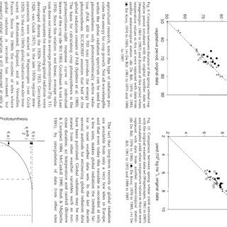Form Of The Photosynthesis Light Response Curve And Download Scientific Diagram