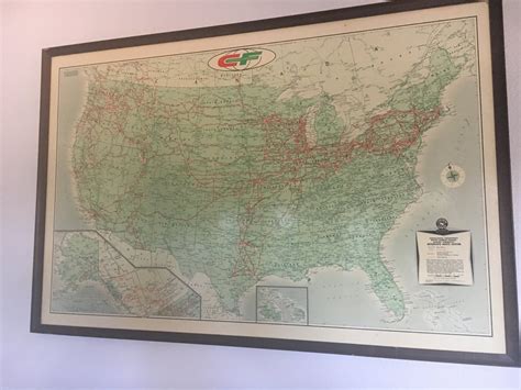 How Old Is This Consolidated Freightways Map Rwhatisthisthing